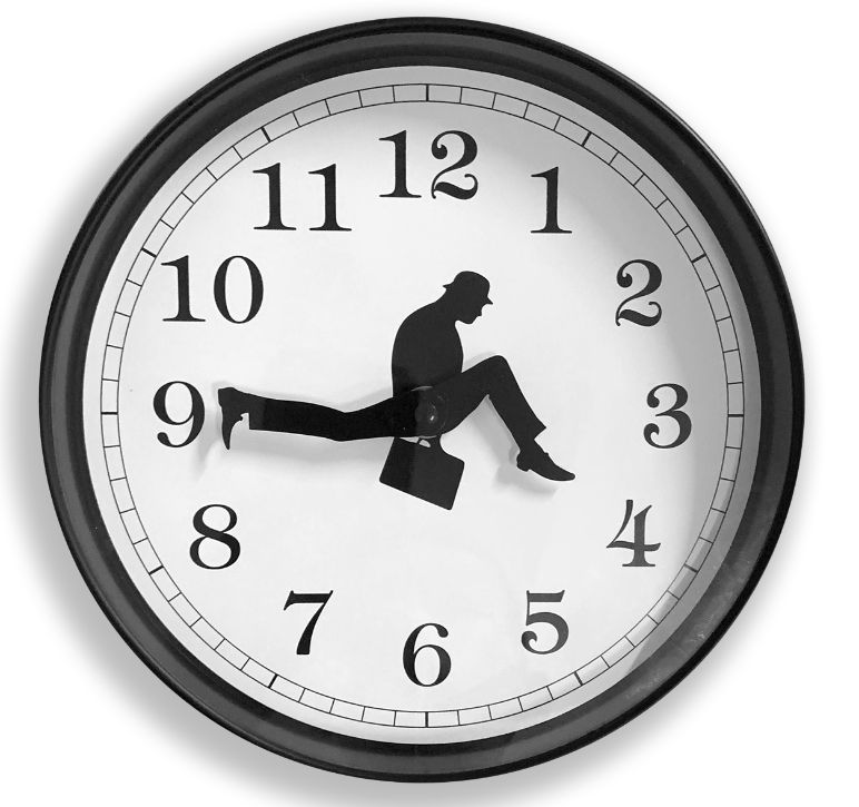 Silly Walking Clock