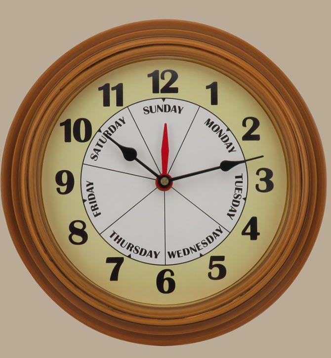 Weekday Clock