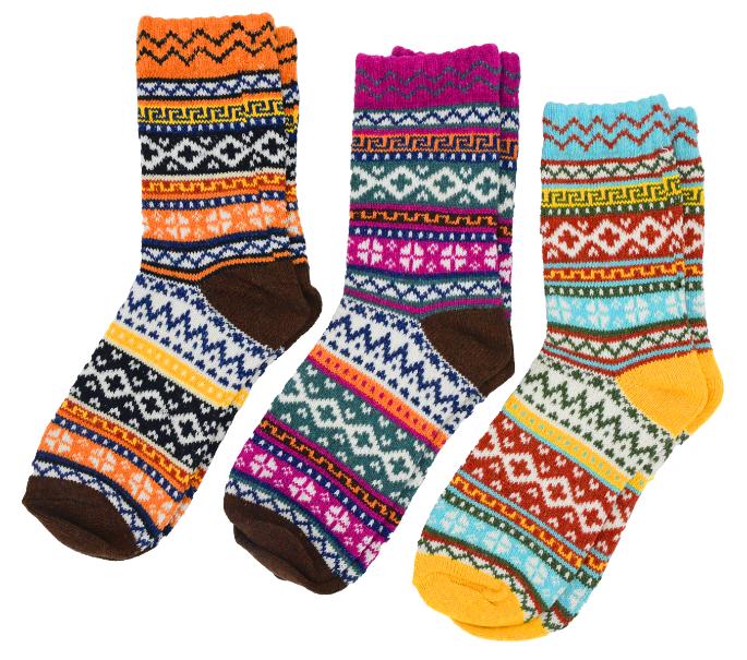 Colourful Crew Sock Set of 3
