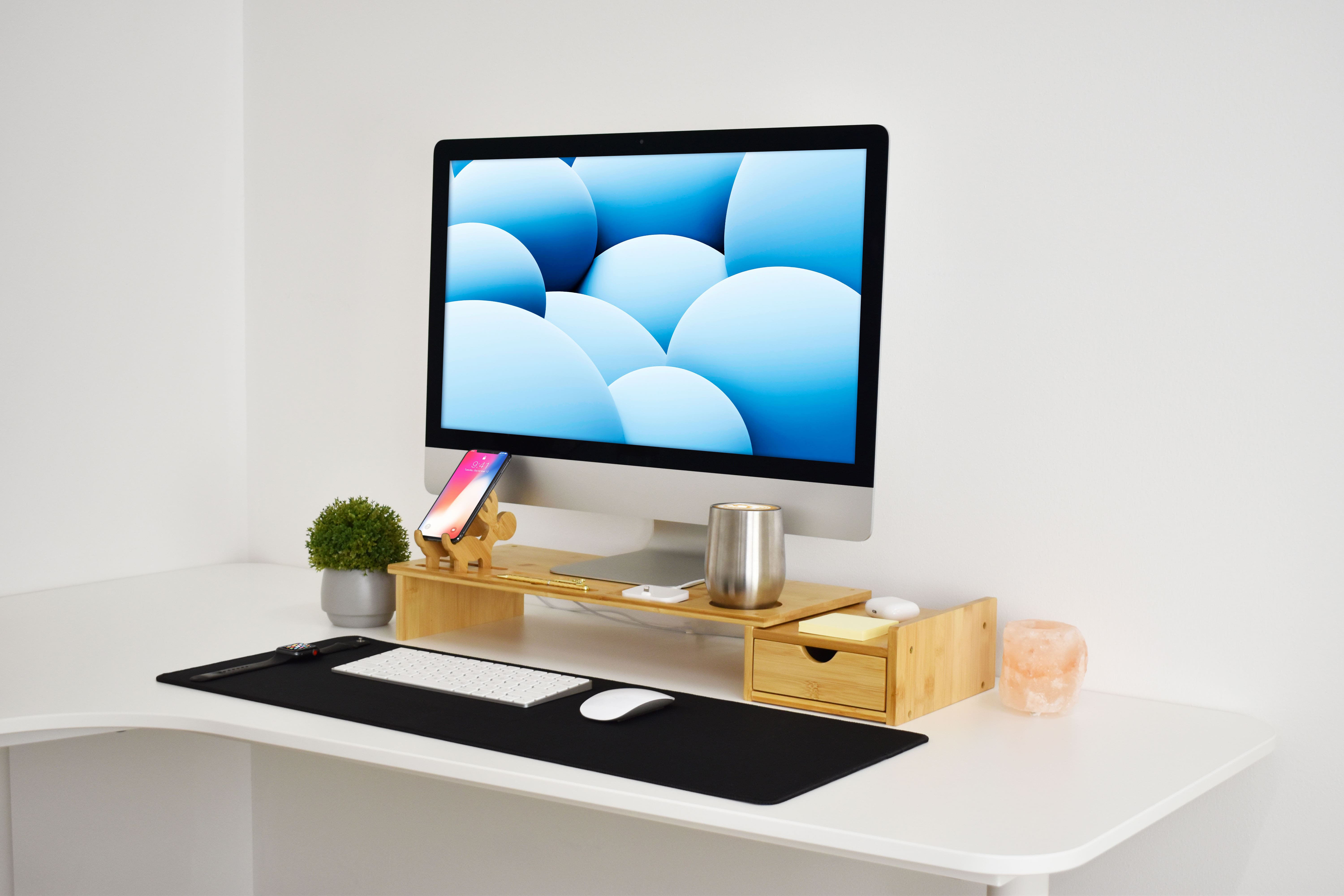 Bamboo Desktop Organiser