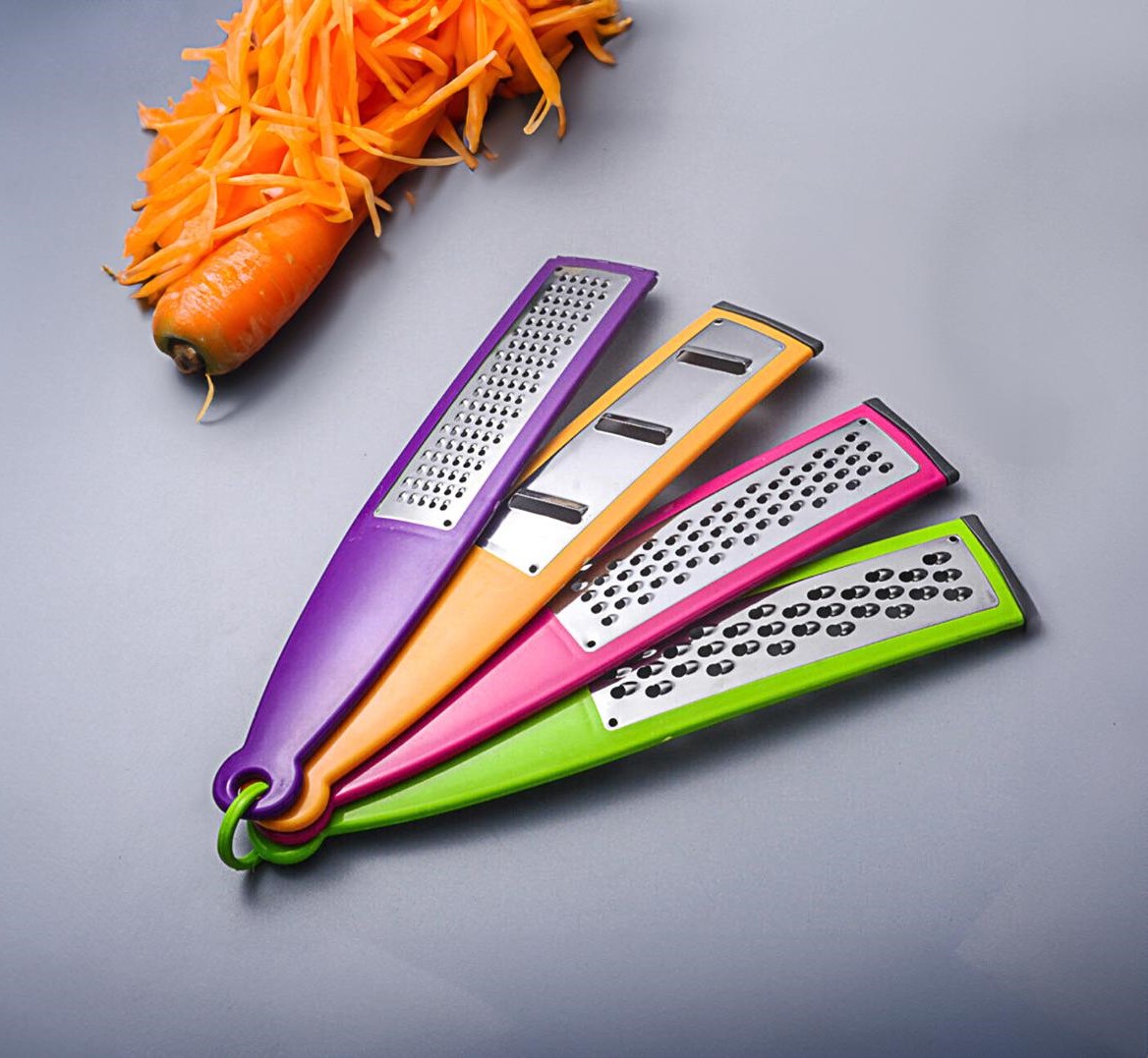 Colourful Food Grater Set of 4