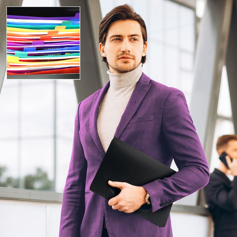 Colourful Accordion Organiser