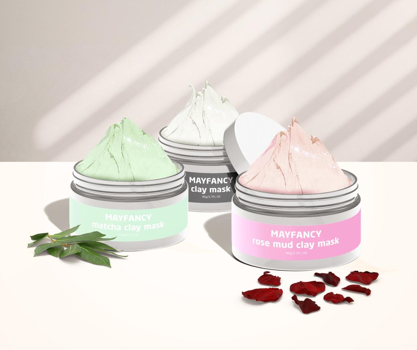 Face Mask Clay in Jar Set of 3