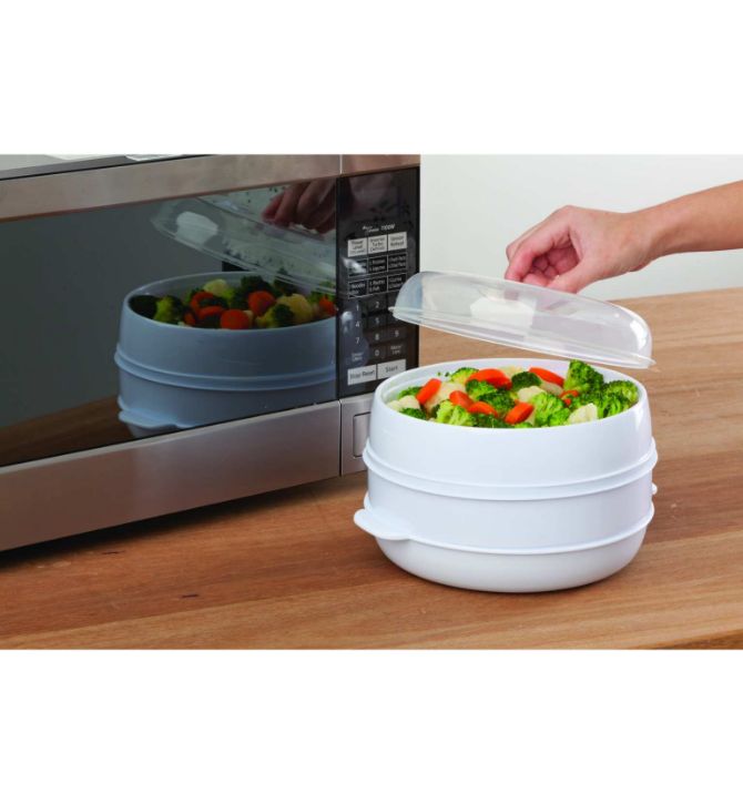 2 Tier Microwave Steamer