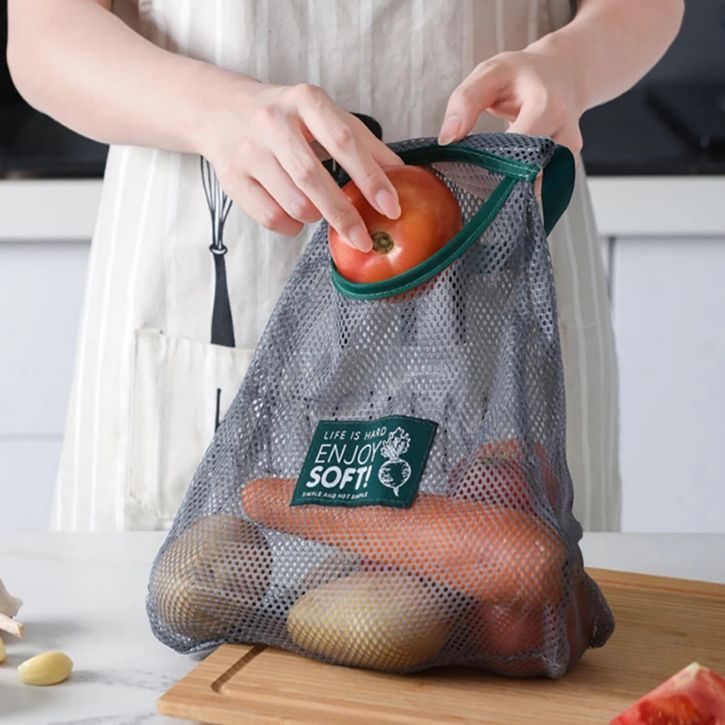 Mesh Food Storage Bags (Set of 3)