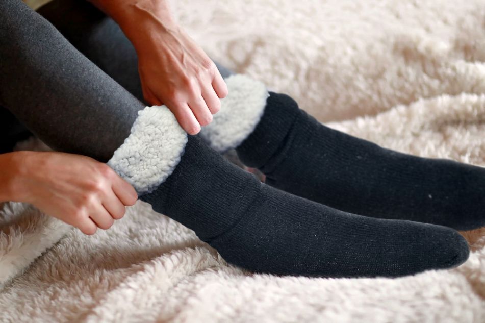 Blue Winter Sock 1pair