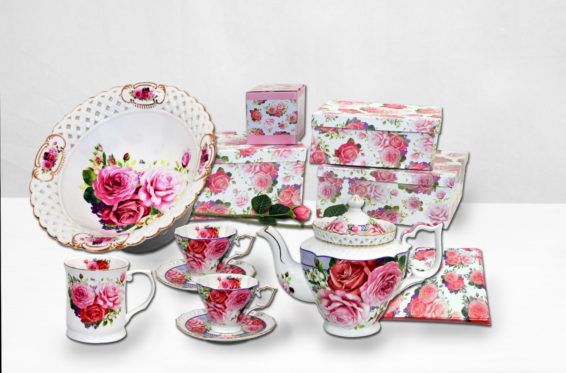 English Rose Tea Set