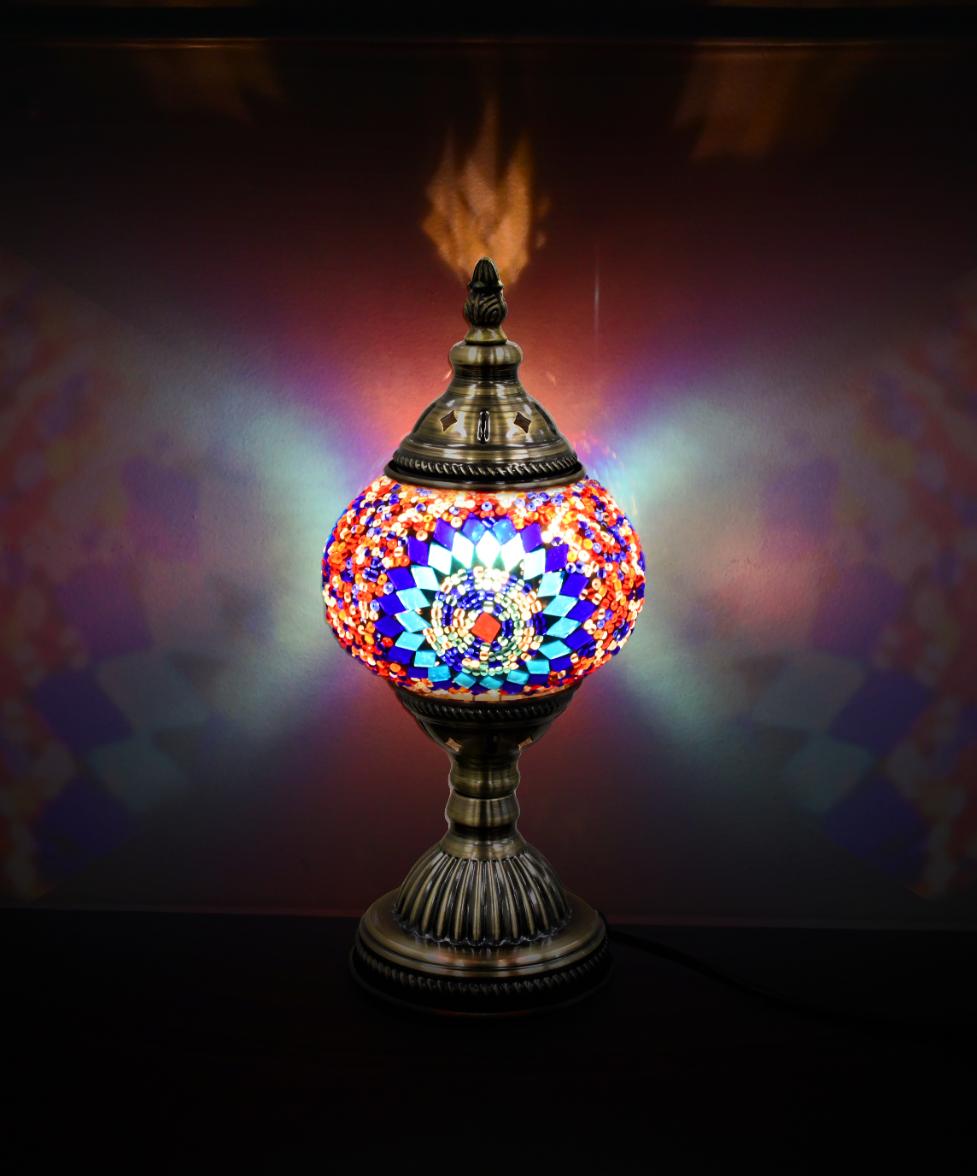 Mosaic Glass Desk Lamp