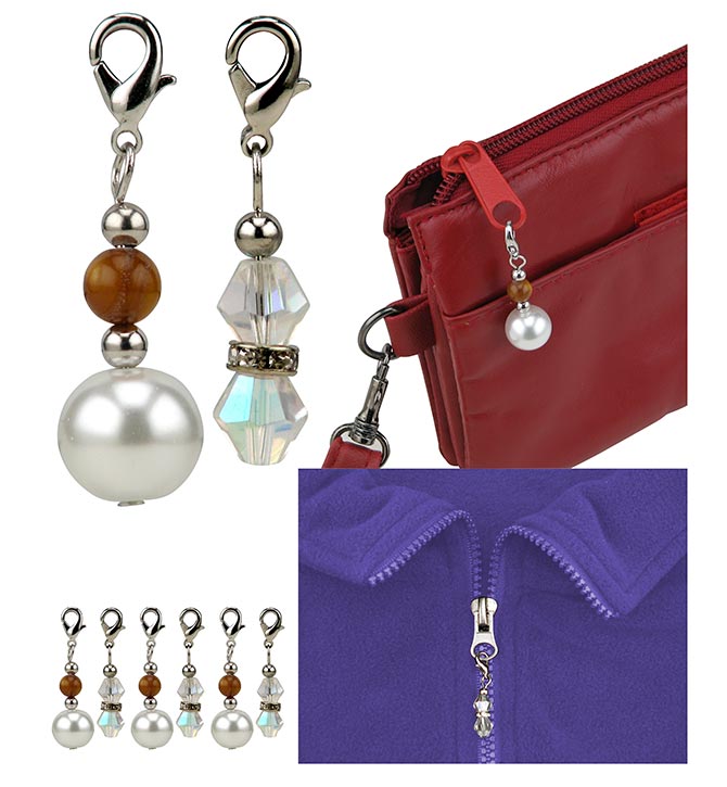 Attachable Zipper Pulls S/6