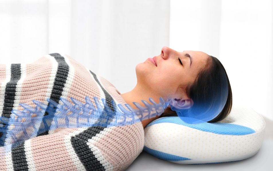 Back Sleeper Neck Support Pillow